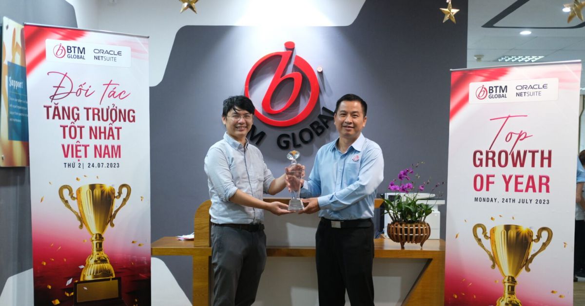 BTM Global Việt Nam – Đối tác triển khai Oracle NetSuite Cloud ERP xuất sắc nhất năm 2023 | QTSC